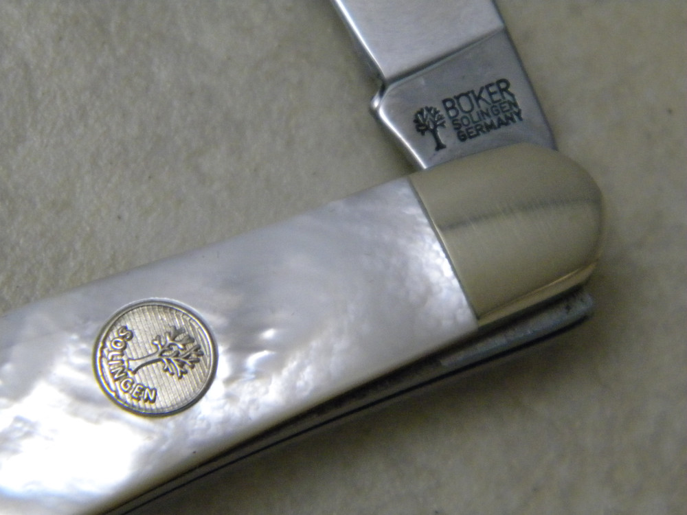 Boker Tree Brand Solingen Germany Pearl Stockman Knife NIB