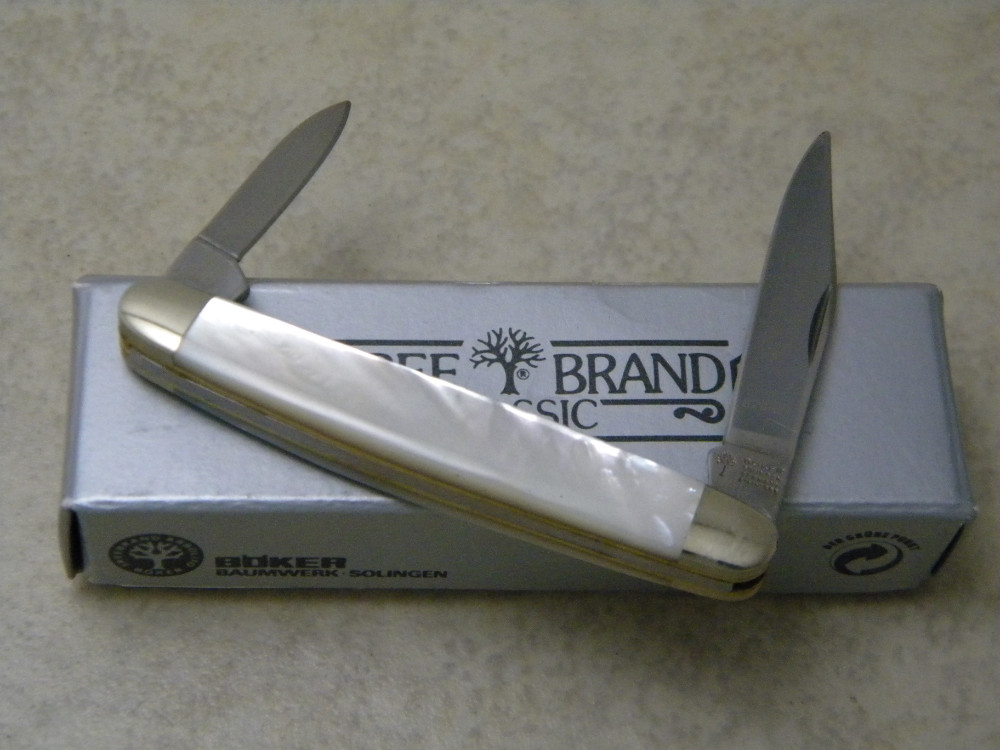 Boker Tree Brand Solingen Germany Pearl Pen Knife NIB