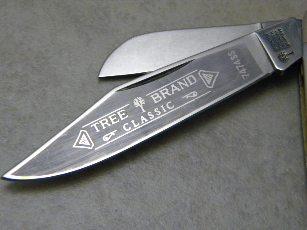 Boker Tree Brand Solingen Germany Pearl Sowbelly Stockman Knife NIB