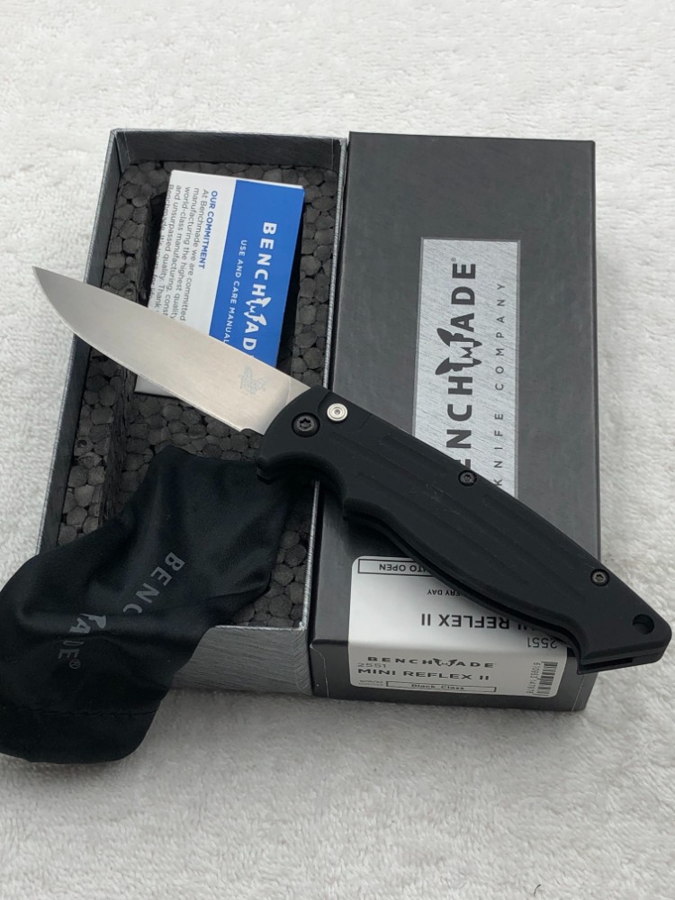 Benchmade 2552 Mini Reflex II Push Button Automatic Knife Made In USA ...