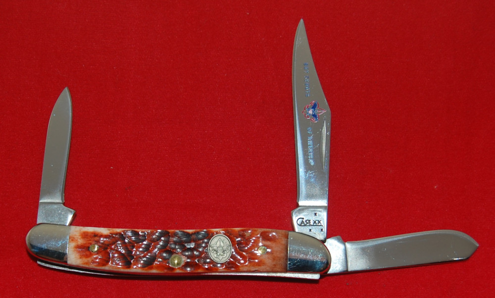 Officially Licensed Boy Scout Knife Case #63087SS 'Medium Stockman' (223)