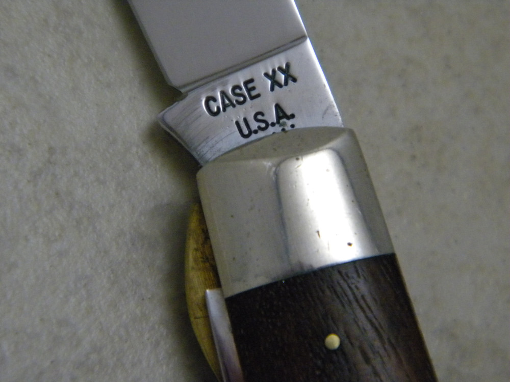 Case XX USA 5 Dot (1975) 12031L Wood Electrician's Linerlock Knife