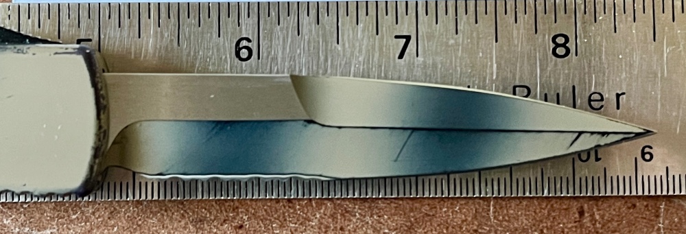 Microtech Ultratech Flat Body Camo Switchblade Knife, Used