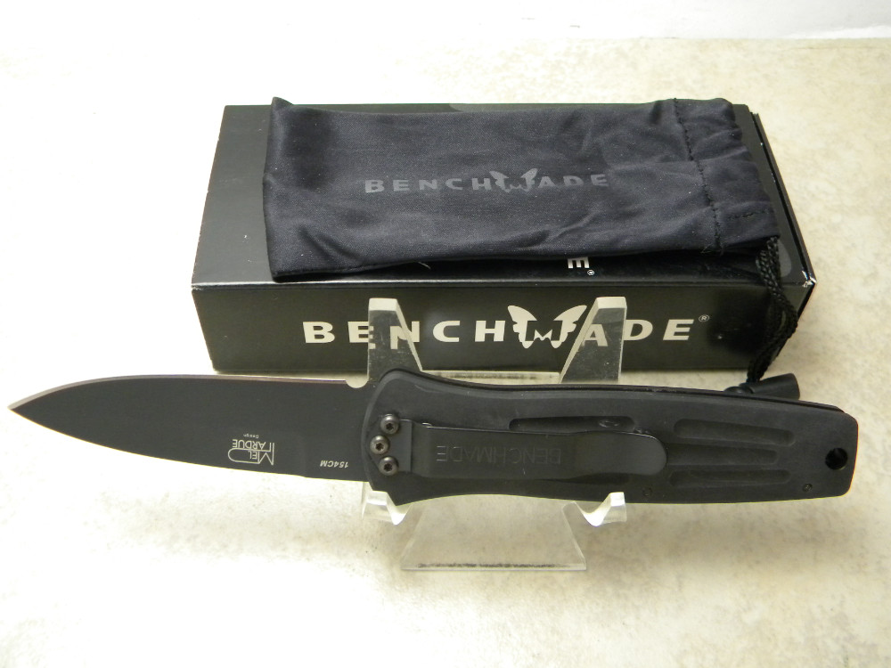 Benchmade USA Balisong Mel Pardue DEsign Push Button Automatic Knife NIB