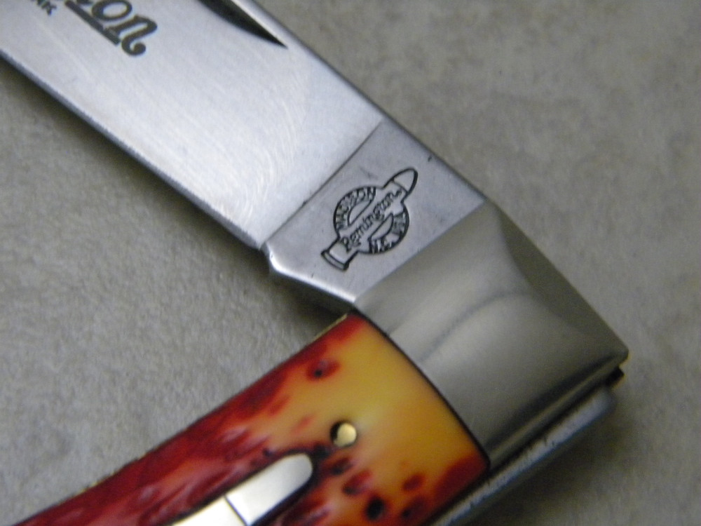 Remington USA New Tang Stamp Series Delrin Lockback Knife NIB