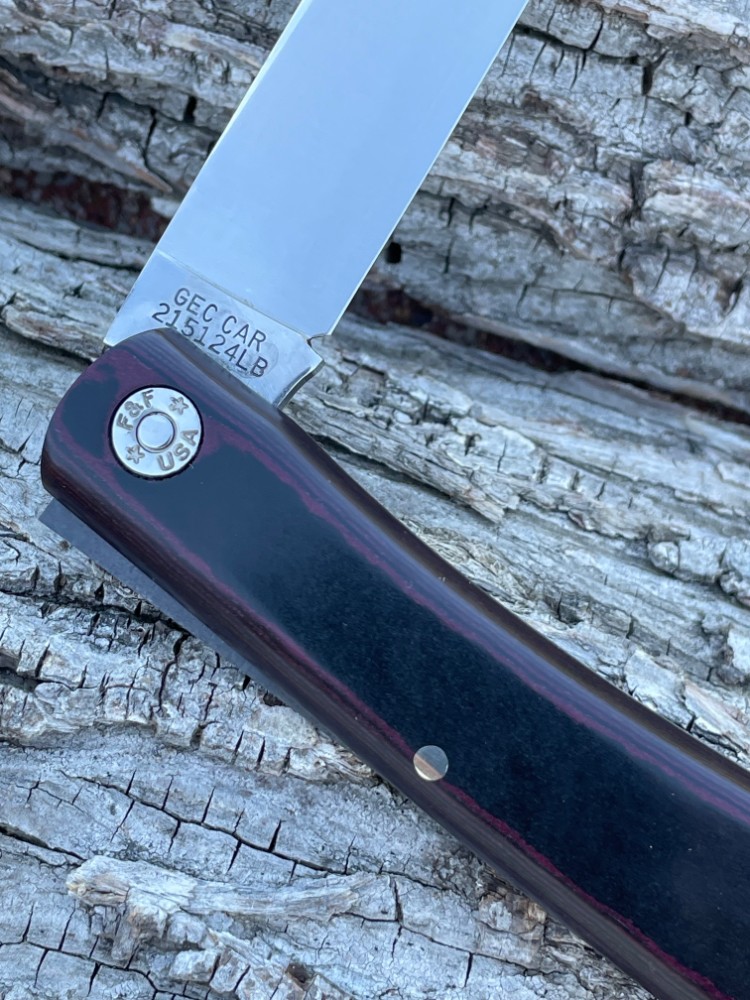 GEC ** 215124LB FARM & FIELD RED BLACK RICHLITE BULL BUSTER LOCKBACK