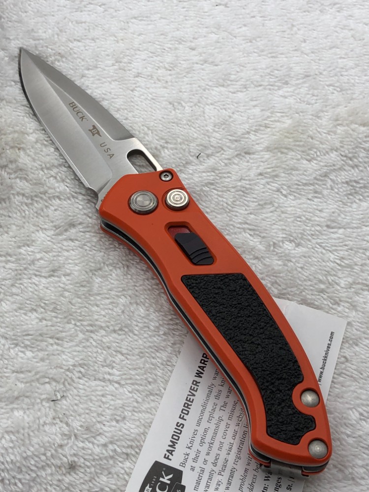 Buck Impact Push Button Automatic Knife 0898ORS New In Box Made In USA ...