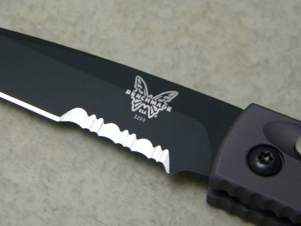 Benchmade USA 3200SBT Mel Pardue Design Push Button Automatic ...
