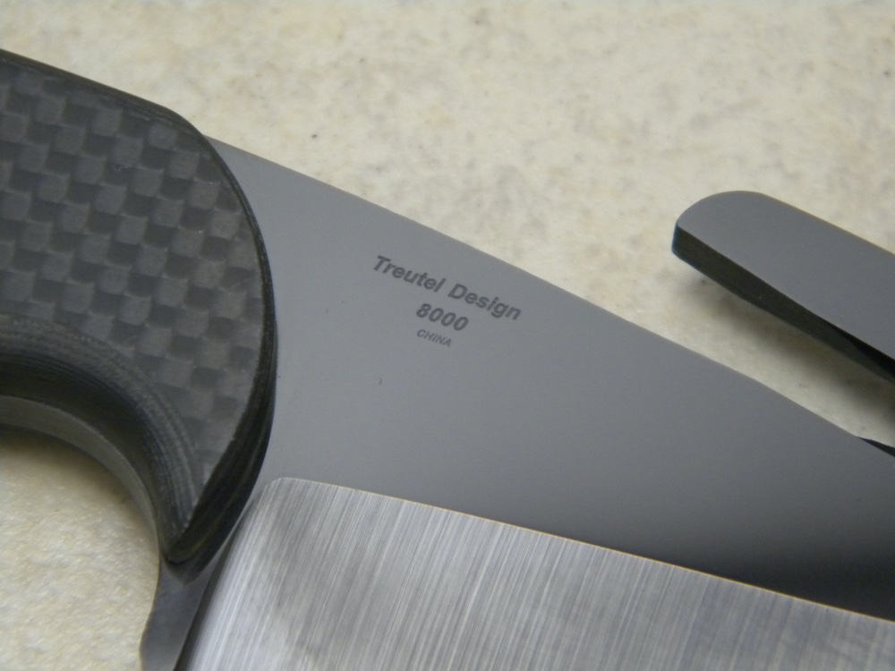 Timberline Knives Carbon Fiber Treutel Design 8000 Ceramic Blade Gut ...