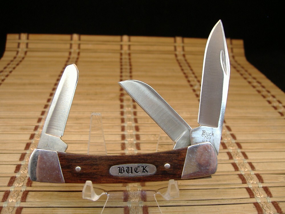 BUCK 703 COLT VINTAGE PER-DATED 67-72 NOS TRIPLE BLADE STOCKMAN UNUSED ...