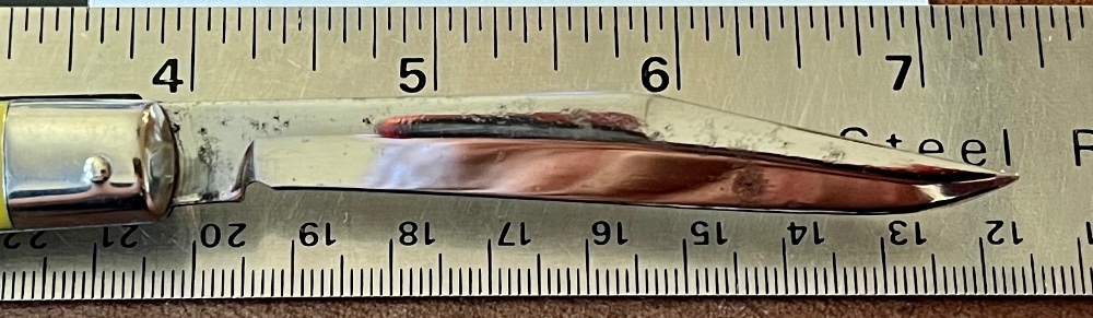 Colonial Shur-Snap Fishtail Switchblade Knife