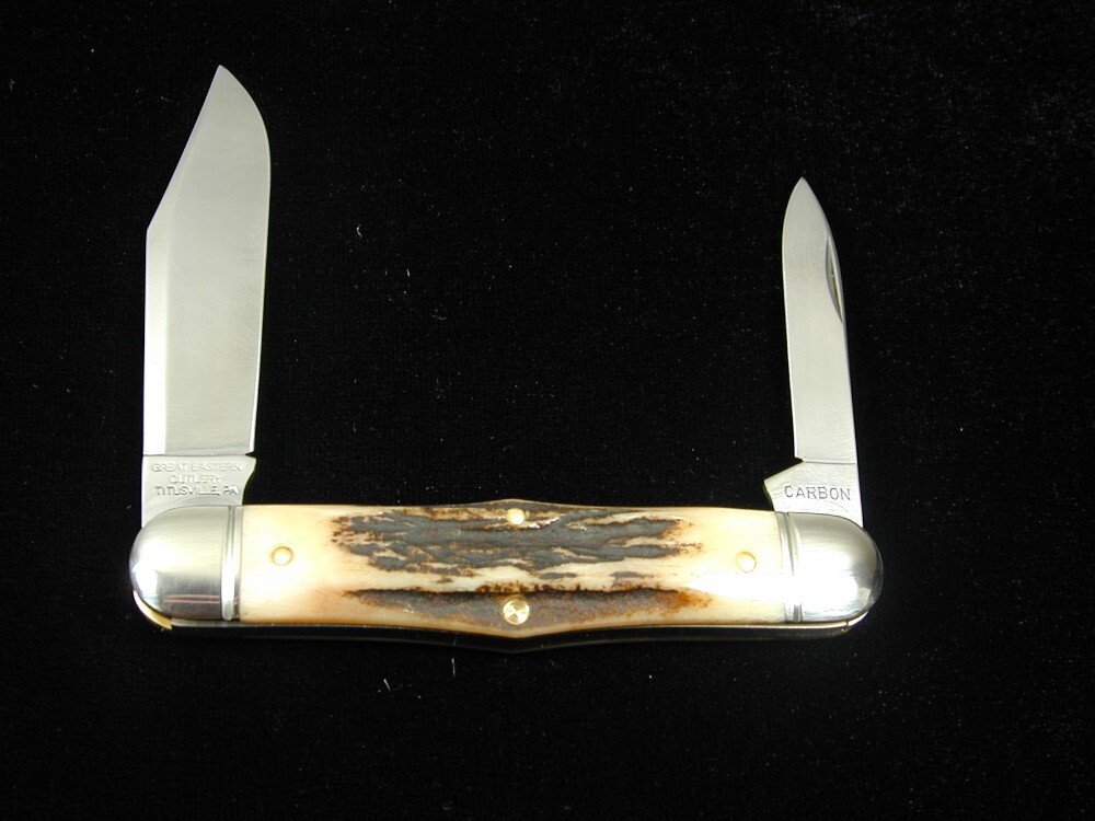 Great Eastern Northfield Cutlery GEC Sambar Stag Engineer Knife 321224 ...