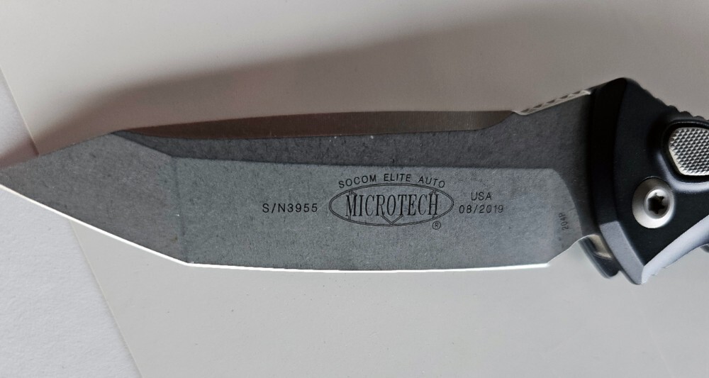 Microtech Socom Elite Auto T/E Tanto Blade Stonewashed Standard 2019 ...