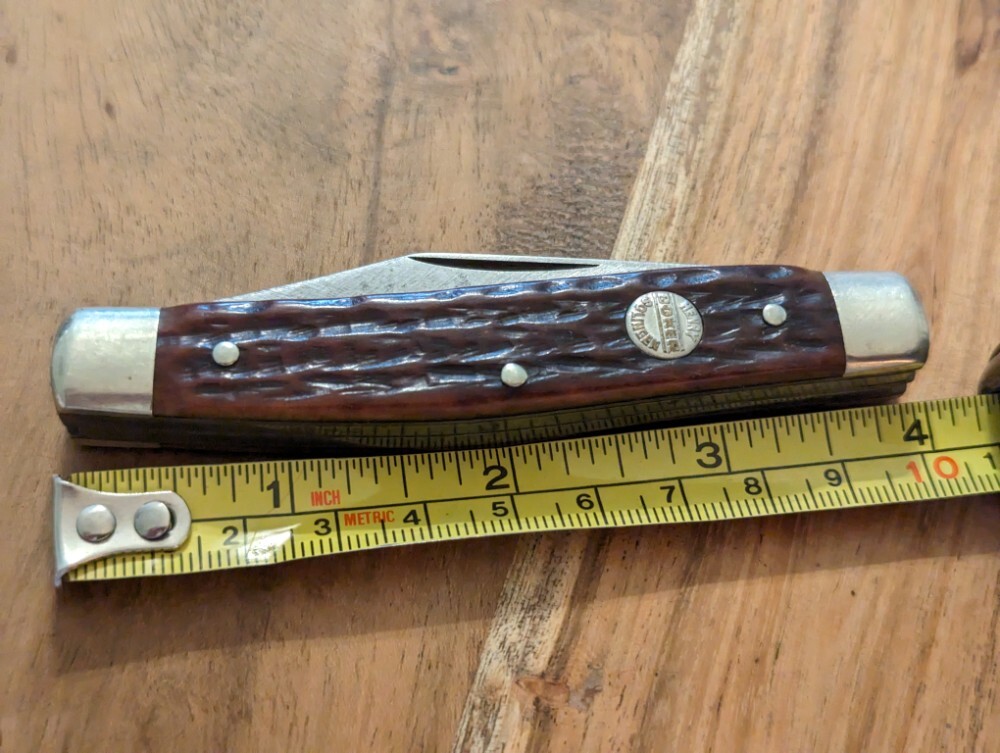 Vintage 1950's Henry Boker Co Solingen Germany 3 Blade Stockman