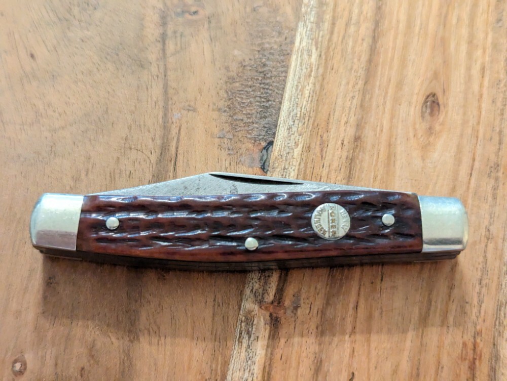 Vintage 1950's Henry Boker Co Solingen Germany 3 Blade Stockman