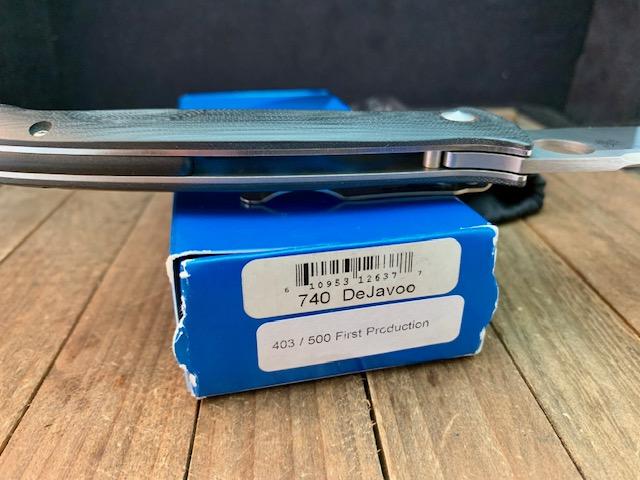 Benchmade Designed by Bob Lum 740 Dejavoo First Production Run #403 of 500