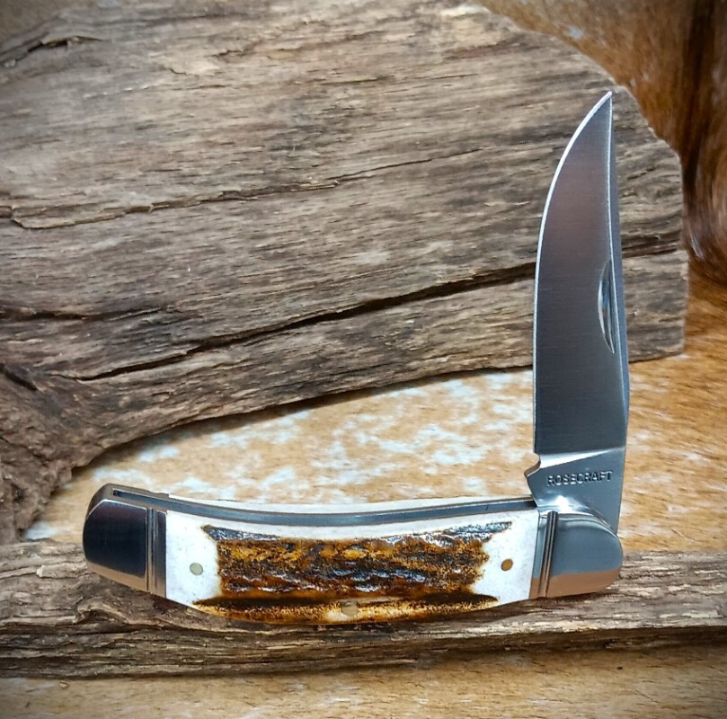 NIB RoseCraft Blades Red Deer Stag Stinking Creek Sowbelly RCT023-STG ...