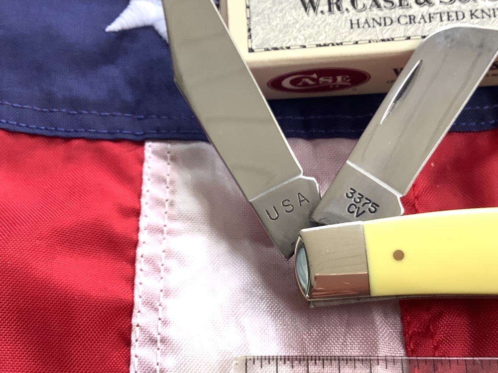 Case xx 1999 Large Stockman (3375 CV) w/ Yellow Synthetic Handles -NOS ...