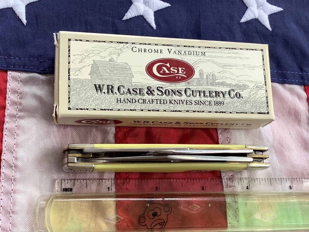 Case xx 1999 Large Stockman (3375 CV) w/ Yellow Synthetic Handles -NOS ...