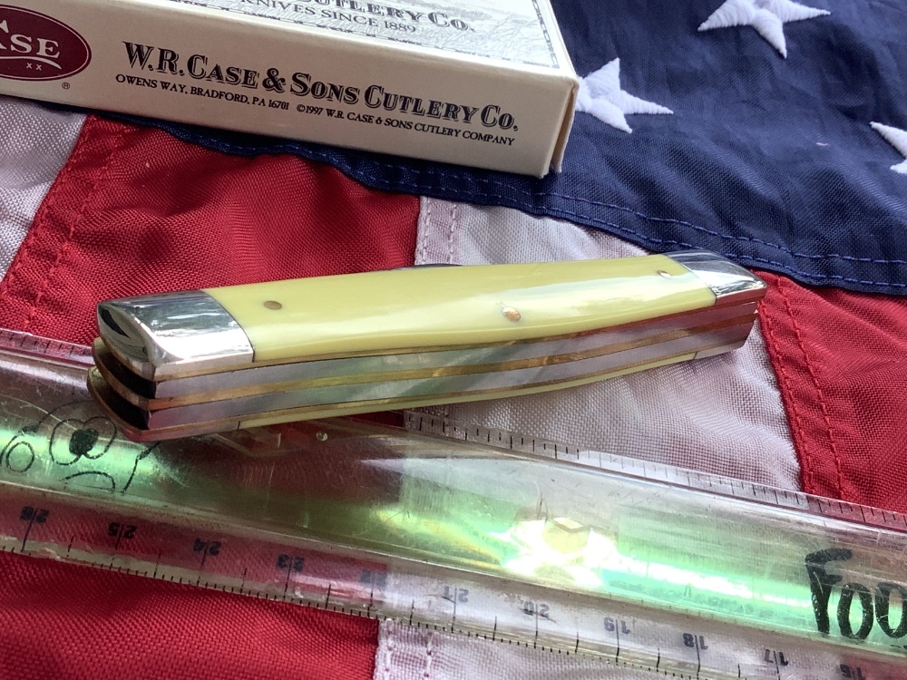 Case xx 1999 Large Stockman (3375 CV) w/ Yellow Synthetic Handles -NOS ...