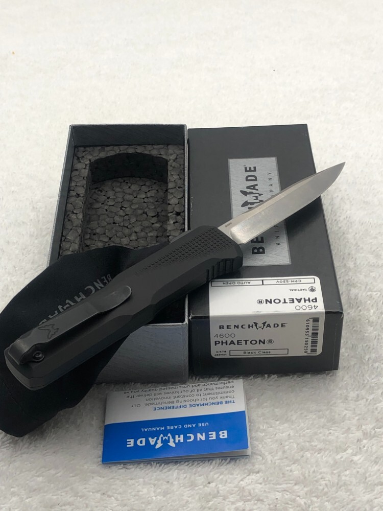 Benchmade 4600 Phaeton Double Action Spine Fire Out The Front Automatic ...
