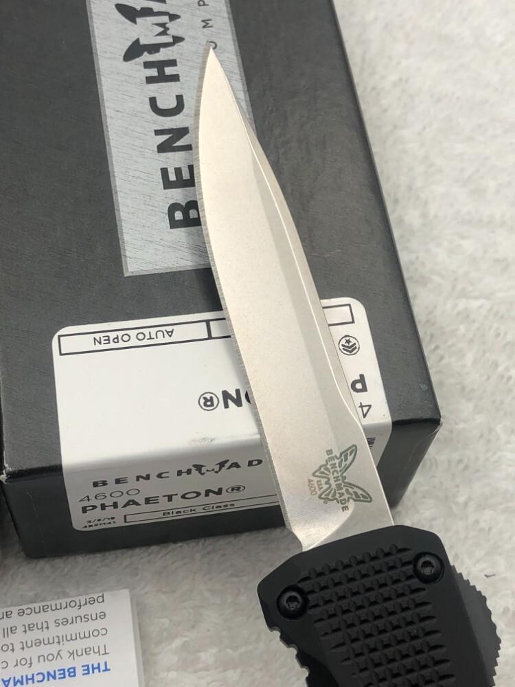 Benchmade 4600 Phaeton Double Action Spine Fire Out The Front Automatic ...