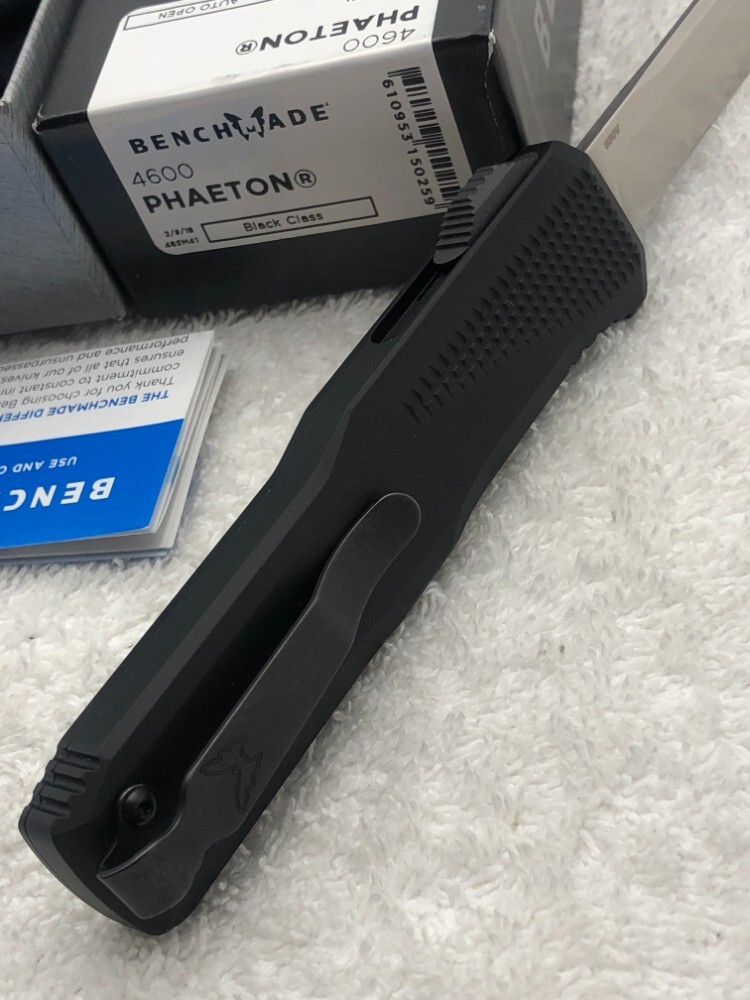 Benchmade 4600 Phaeton Double Action Spine Fire Out The Front Automatic ...
