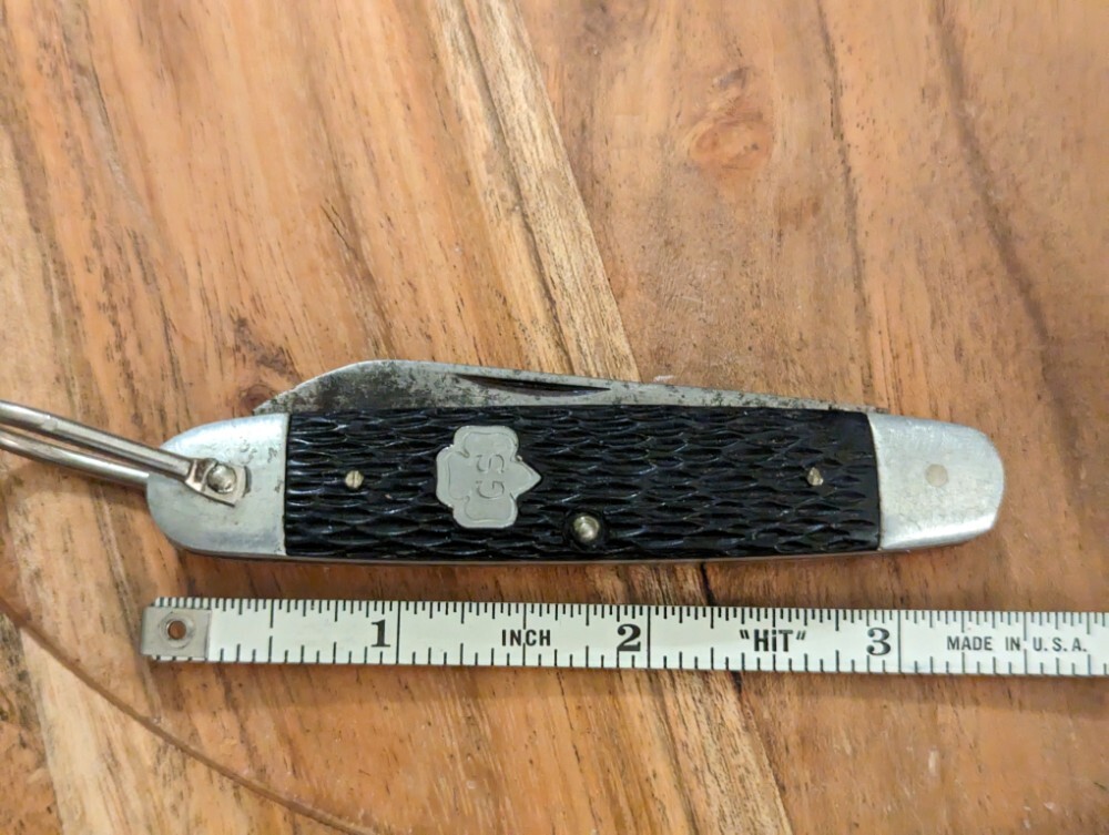 Vintage 1940's Utica Cutlery Co Featherweight Girl Scout Pen Knife