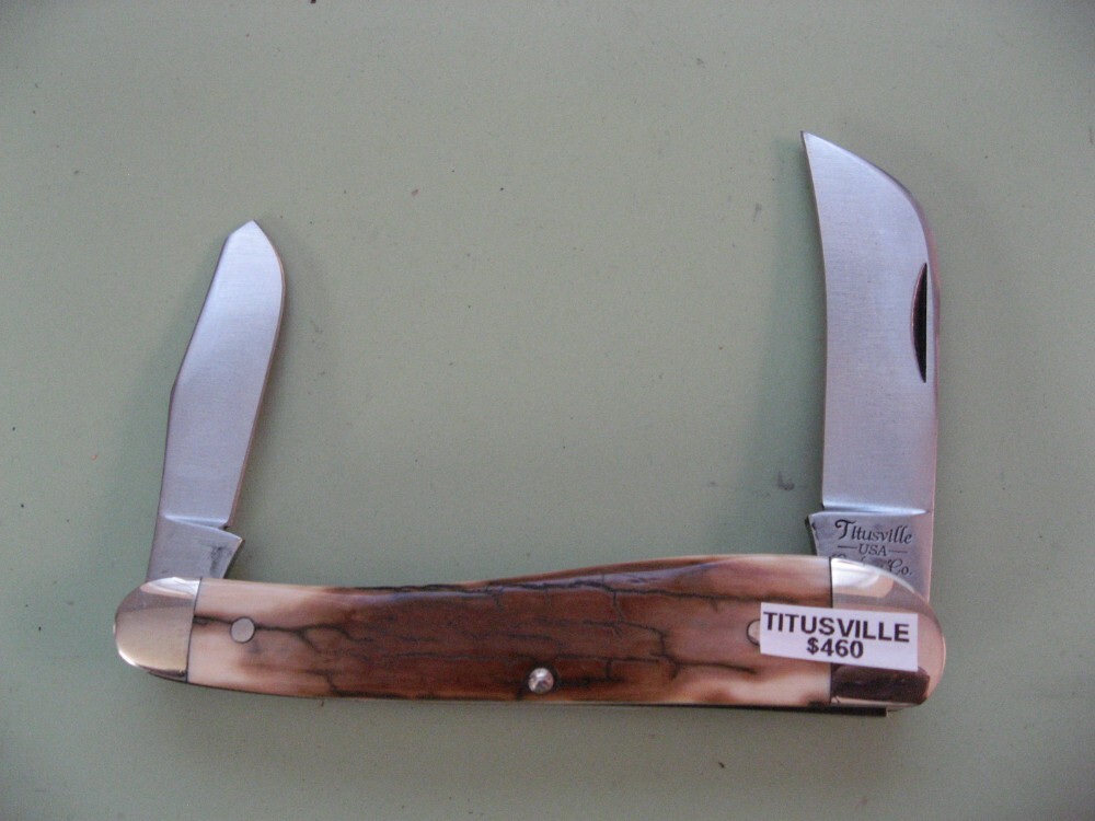 DANIELS FAMILY KNIFE BRANDS-TITUSVILLE CUTLERY-ROOSTER COMB MAMMOTH ...