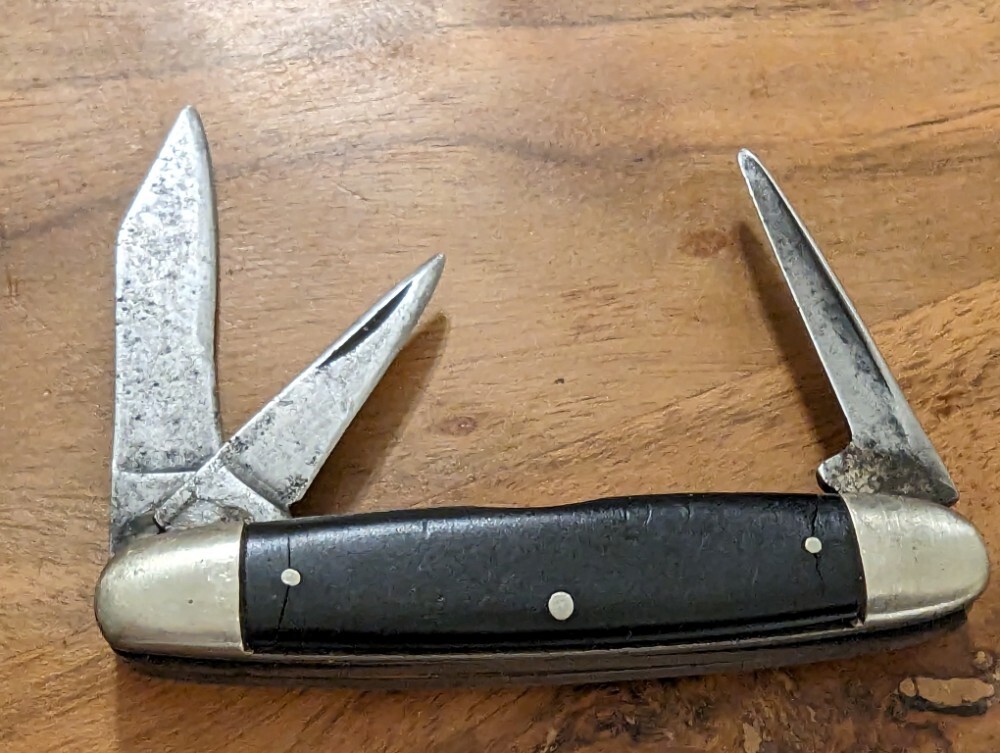 Vintage Utica Cutlery Co KUTMASTER 3 Blade Stockman