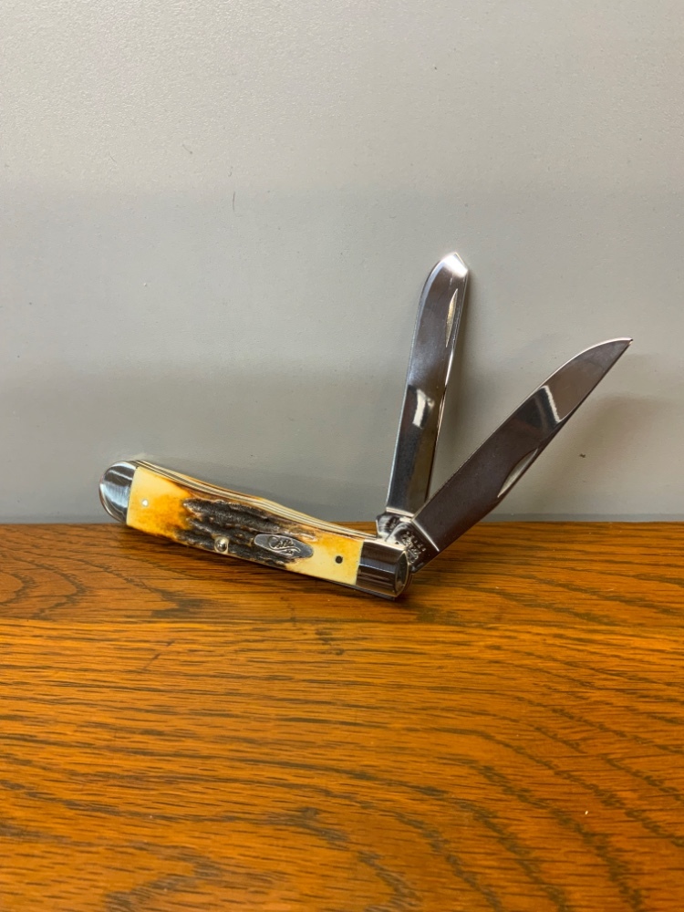 CASE XX 2000 GENUINE STAG USA 5254 SS Trapper