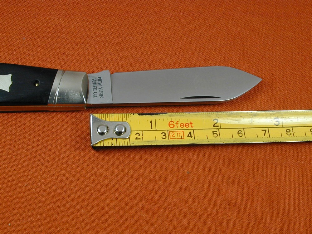 New York Knife Co. Smooth Ebony Wood Fancy Jack Knife from Cooper ...
