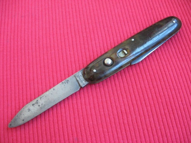 SCHRADE CUT. CO. Walden, N.Y. Double Switchblade Knife