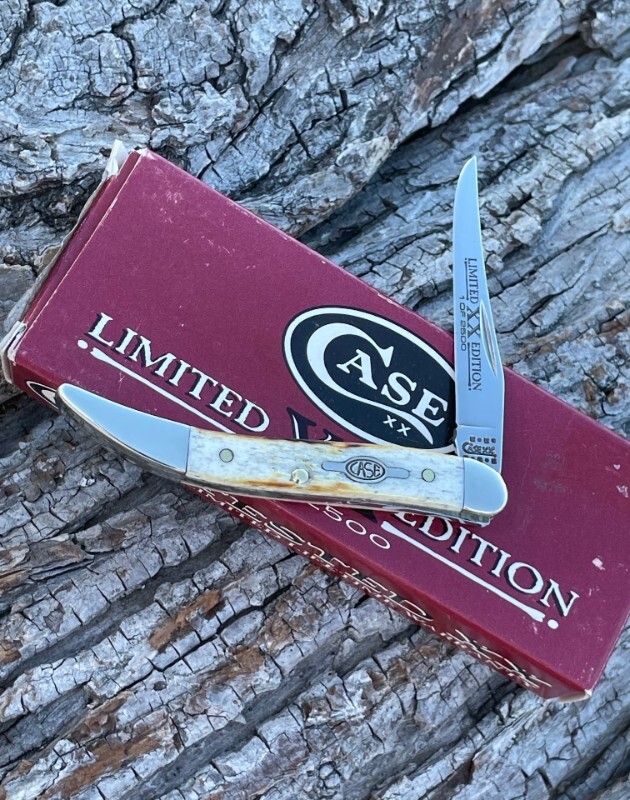 CASE XX ** LIMITED EDITION 2000 BURNT WHITE BONE SMALL TEXAS TOOTHPICK