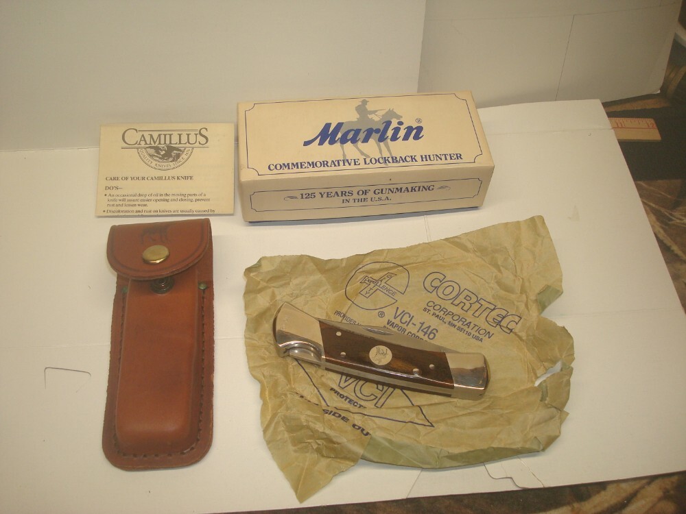1995 Camillus Marlin 125th Anniversary Model# 886 Lookback Knife New in ...