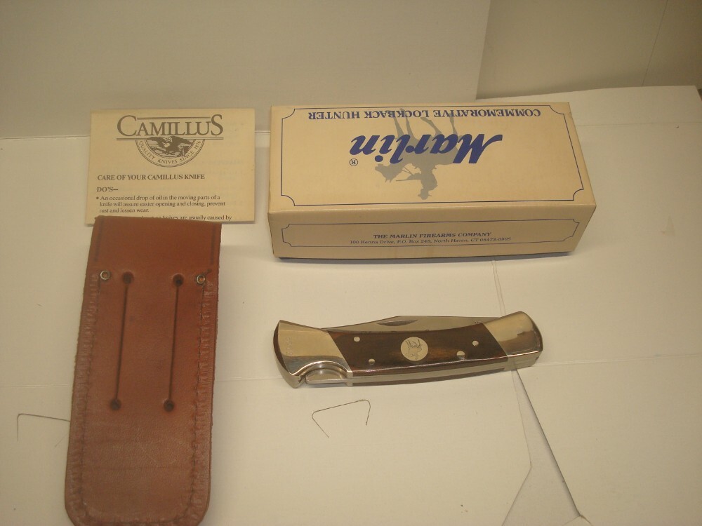1995 Camillus Marlin 125th Anniversary Model# 886 Lookback Knife New in ...