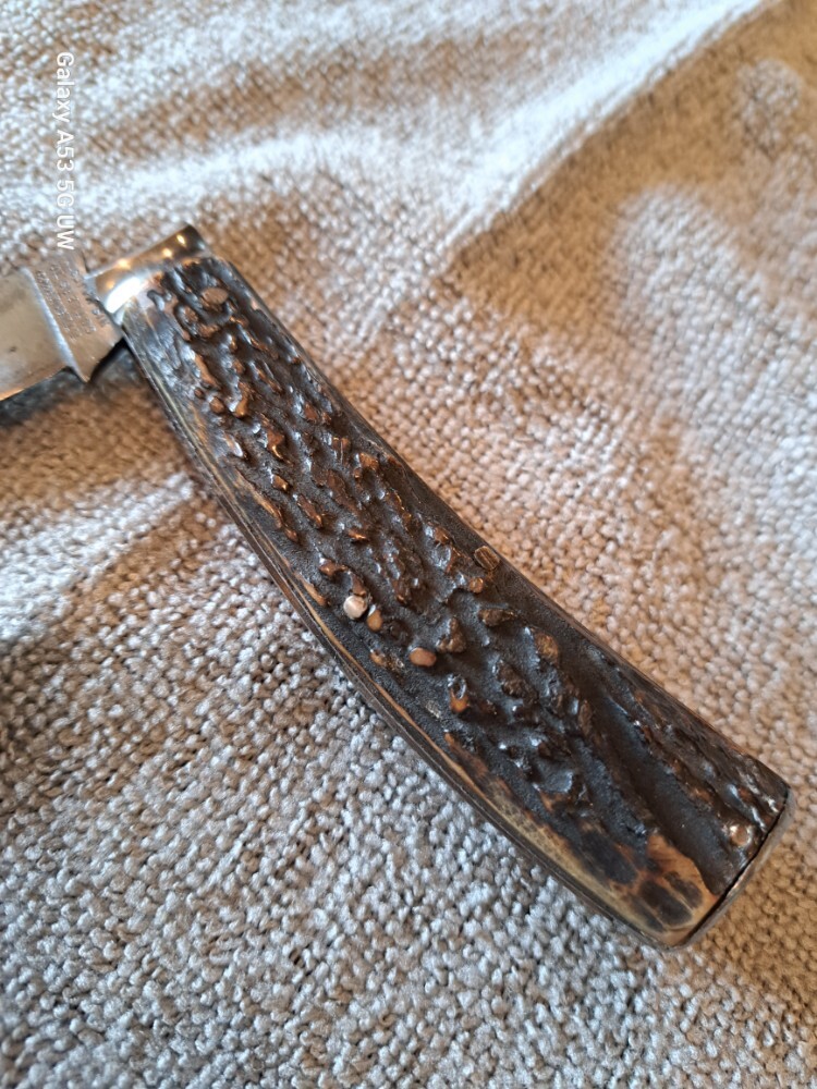Stunning T. Turner & Co. Stag "Encore" Hawkbill Pruner; "His Majesty ...
