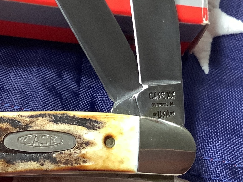 Case xx 1992 Stockman (5318 SS) With Sweet Stag Handles -NOS in orig box