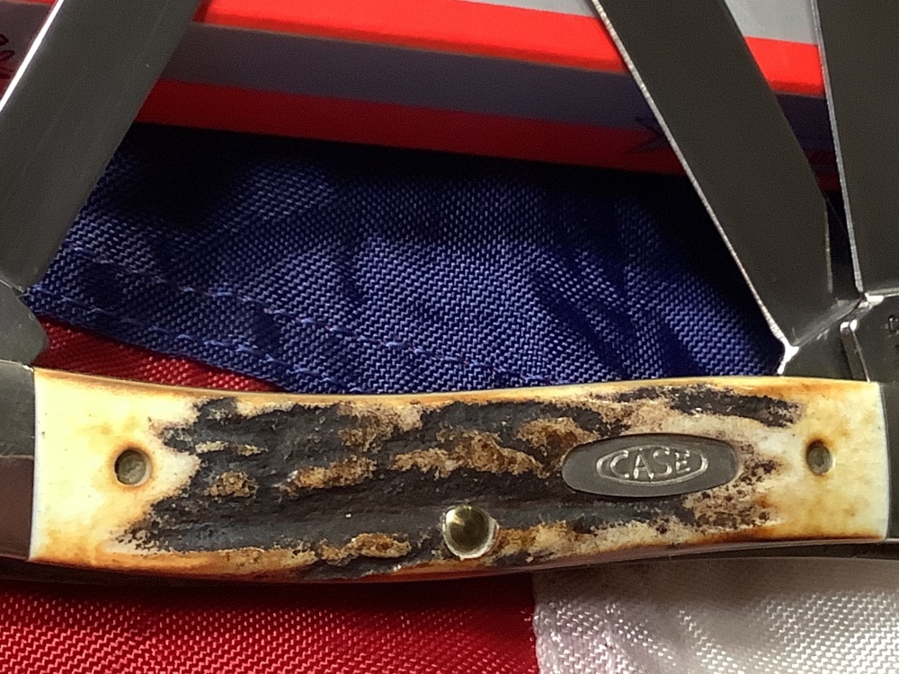 Case xx 1992 Stockman (5318 SS) With Sweet Stag Handles -NOS in orig box