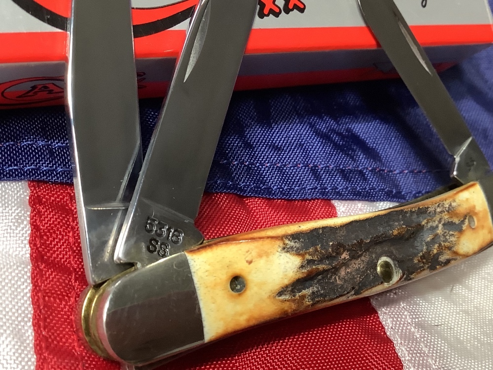 Case xx 1992 Stockman (5318 SS) With Sweet Stag Handles -NOS in orig box