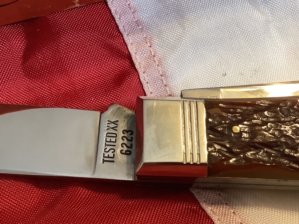 Case xx Case Classic 1992 Large Trapper, mdl# 6223, w/ Brown Bone ...