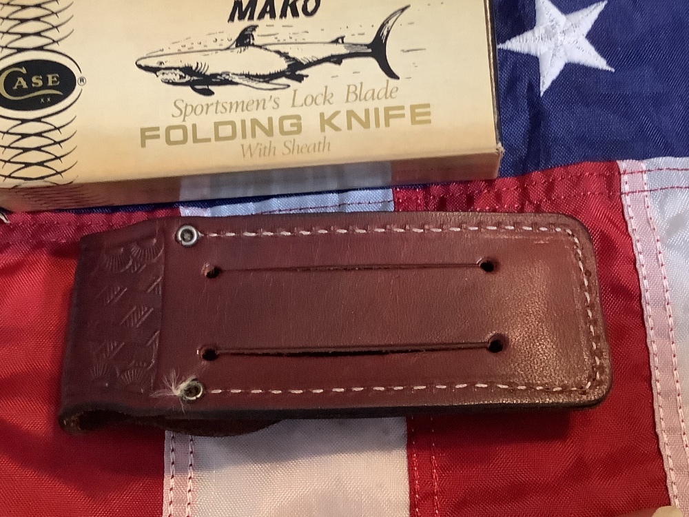 1980 Case xx Mako Shark Folding Hunter w/ Stag Handles (5158 LSSP ...