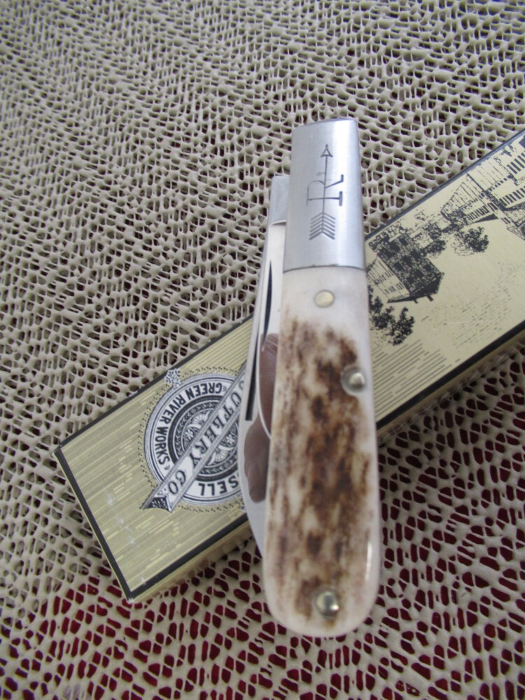 Russell Green River Works Stag Barlow By Boker