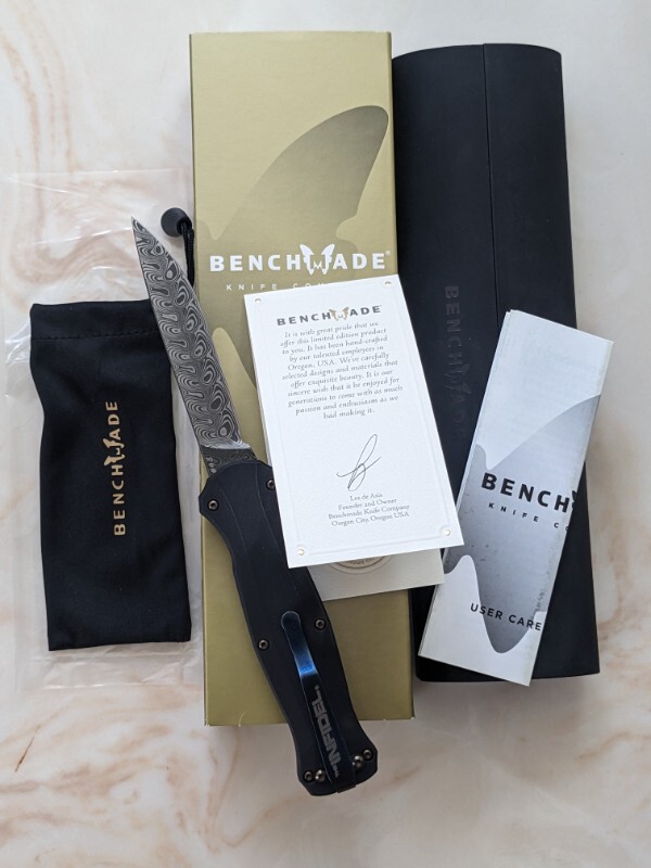 Rare Benchmade Infidel Gold Class #98 of 200 Made