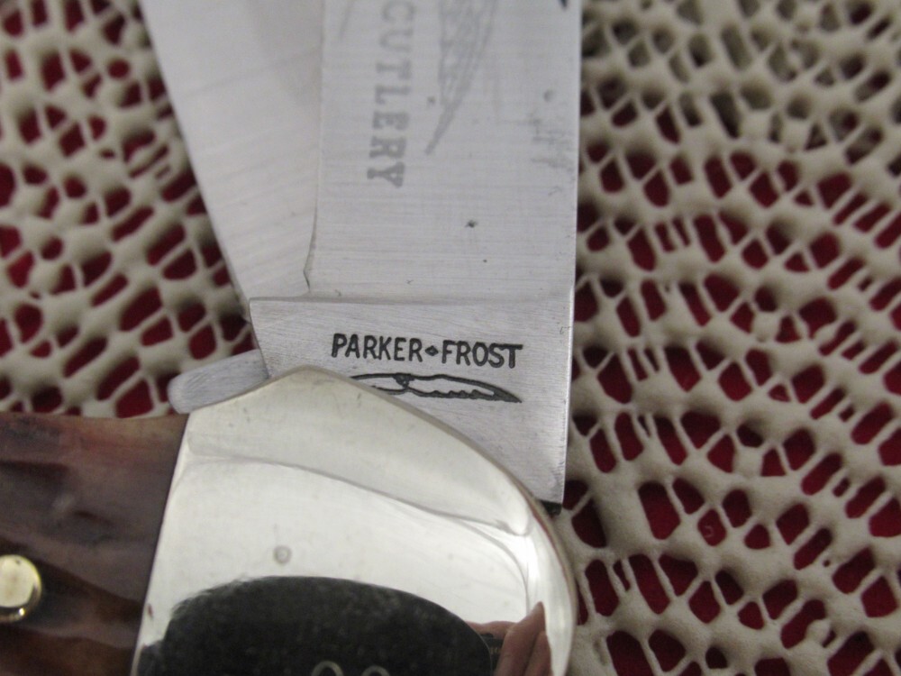 Parker Fost , Rogers Wostenholm Brown bone Can-ttiler EDC