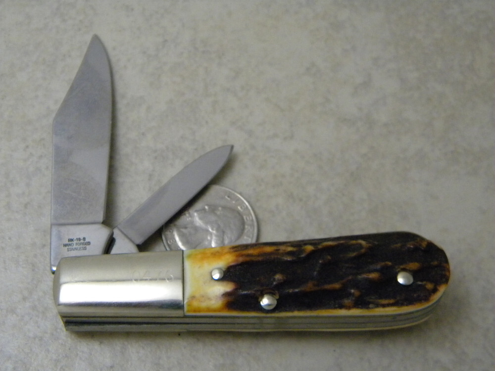Boker Solingen Germany Stag Trapper Knife