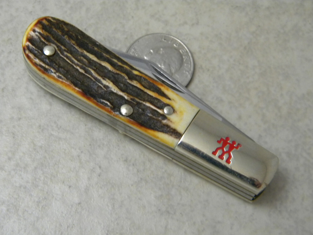Boker Solingen Germany Stag Trapper Knife