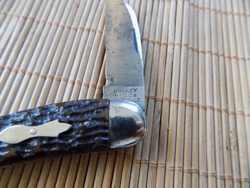 Vintage Lumberjack Holley Mfg. Co Lakeville Conn Knife.