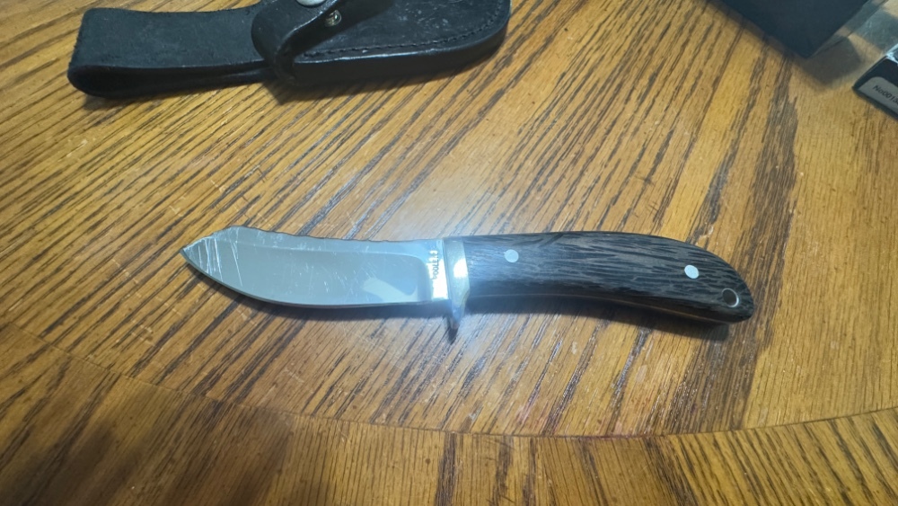 Mike Poole Custom Fixed Blade Knife W/ Sheath