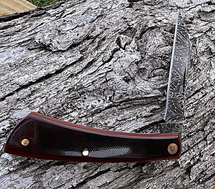 JEFF PEARCE CUSTOM CHAD NICHOLS DAMASCUS TALON *RARE* WESTINGHOUSE RED ...